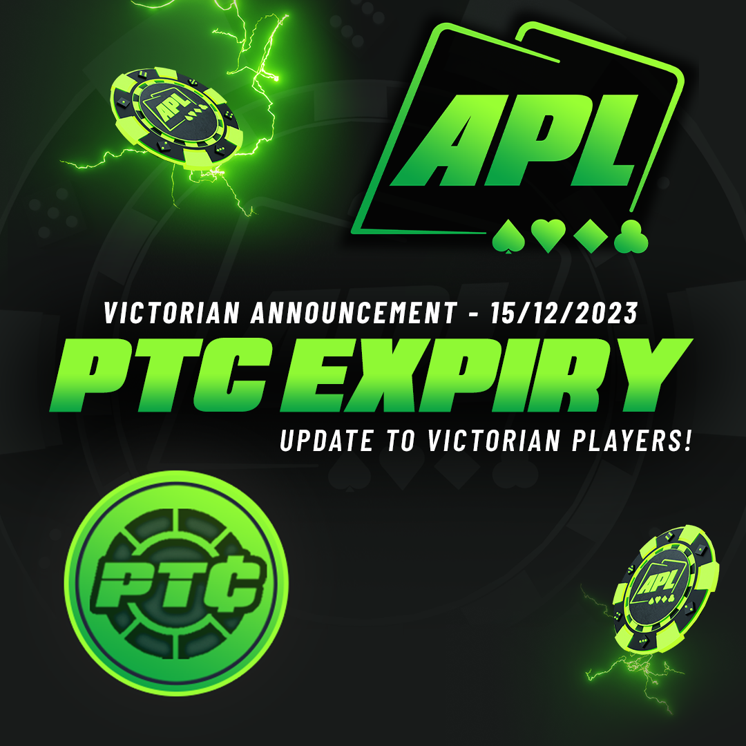 PTC Expiry Update for Victorian APL Players