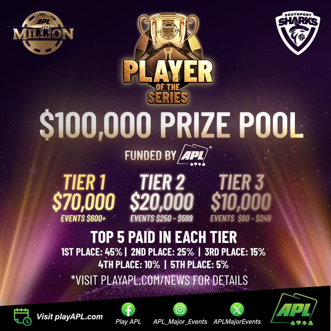 Announcing the 2024 APL Million $100,000 Player of the Series ...